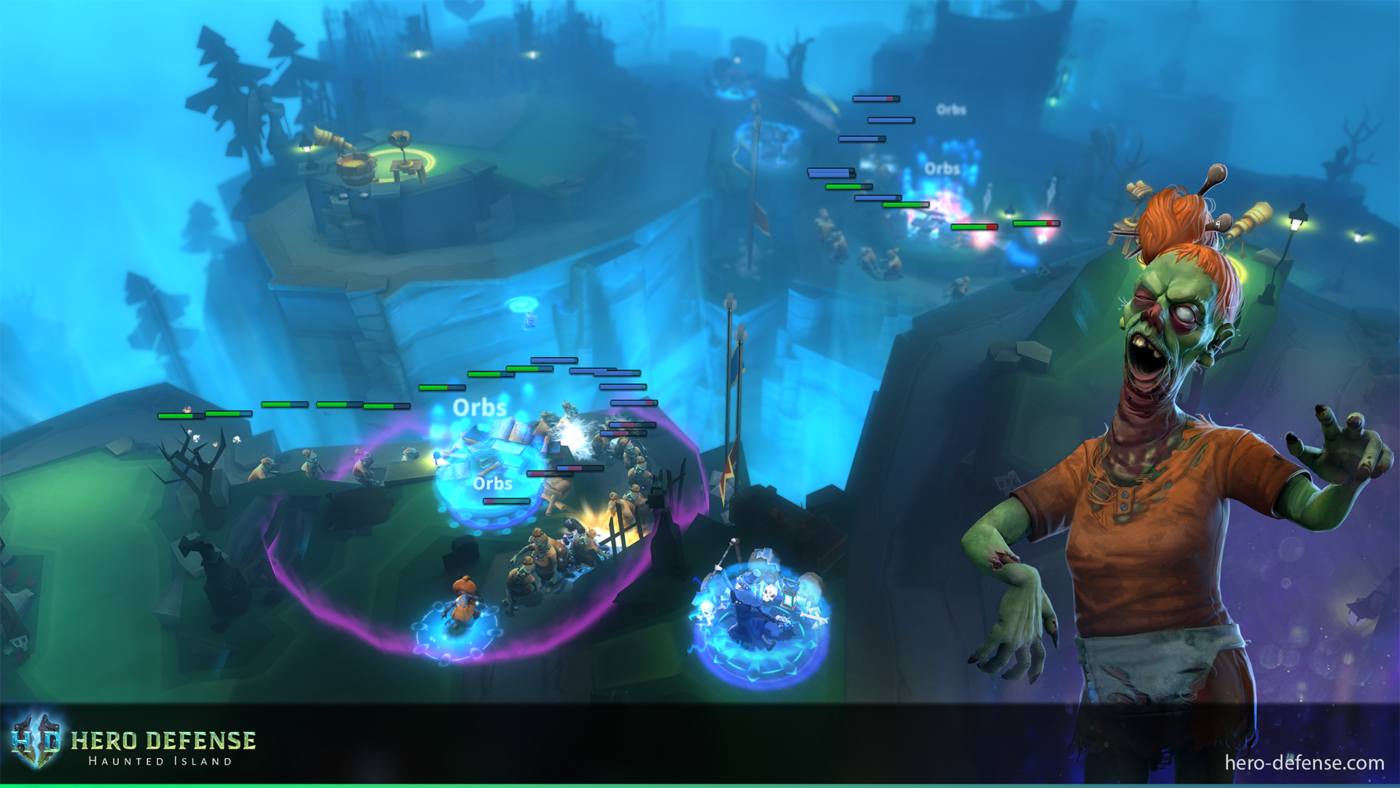 Full Release of Hero Defense – Haunted Island is Available Now - Gameranx