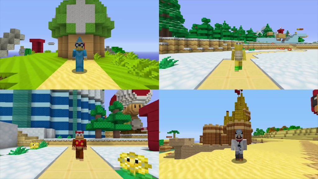 Super Mario Mash-Up Minecraft Videos May Get Content ID Claims - Gameranx