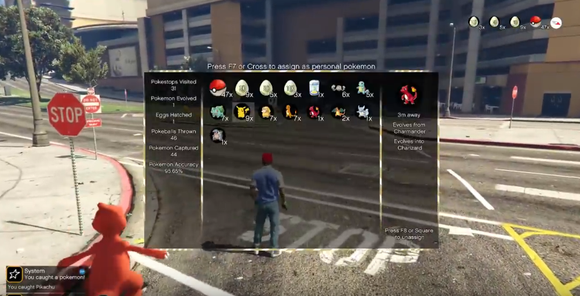 Pokemon Go Invades Grand Theft Auto V - Gameranx