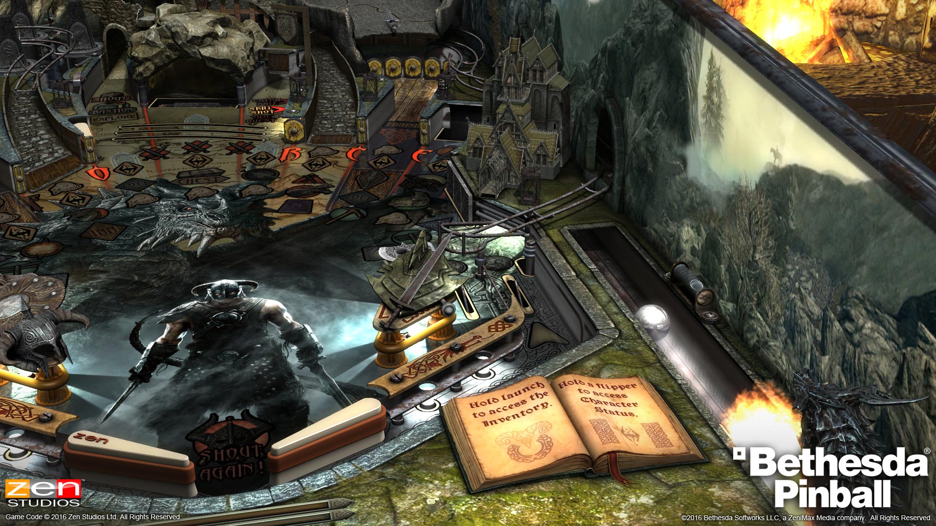 Skyrim, Fallout and Doom Pinball Coming to Mobile, Consoles & PC - Gameranx