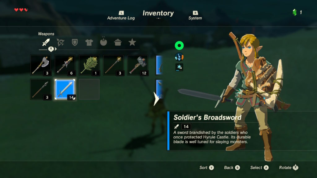 Legend of Zelda: Breath of the Wild - Weapons Guide | Drop Locations ...