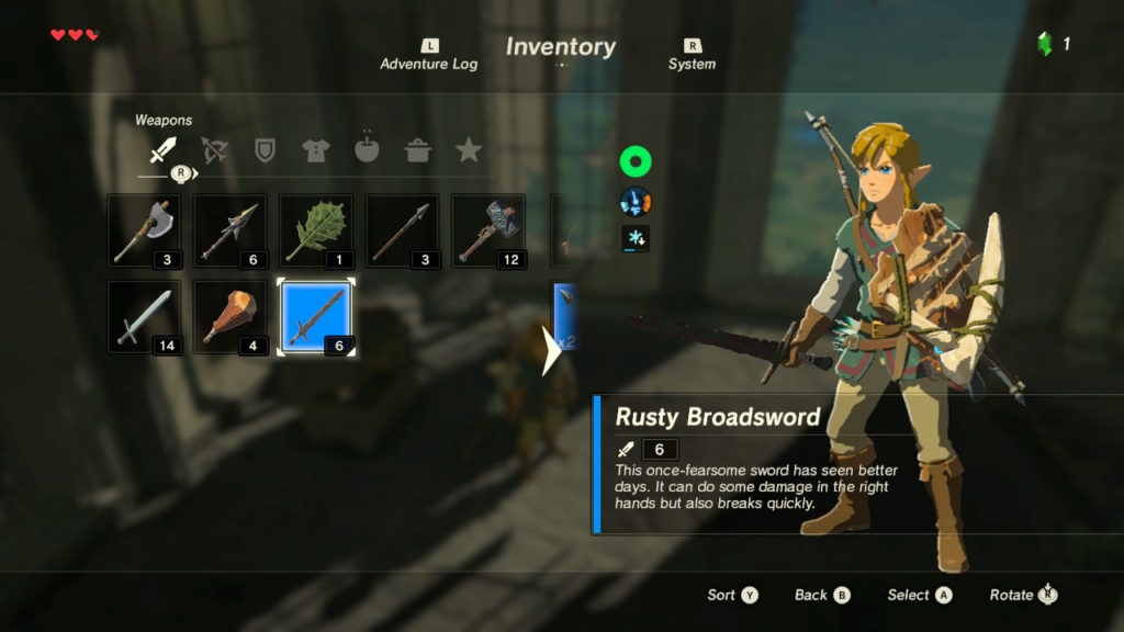 Legend of Zelda: Breath of the Wild - Weapons Guide | Drop Locations ...