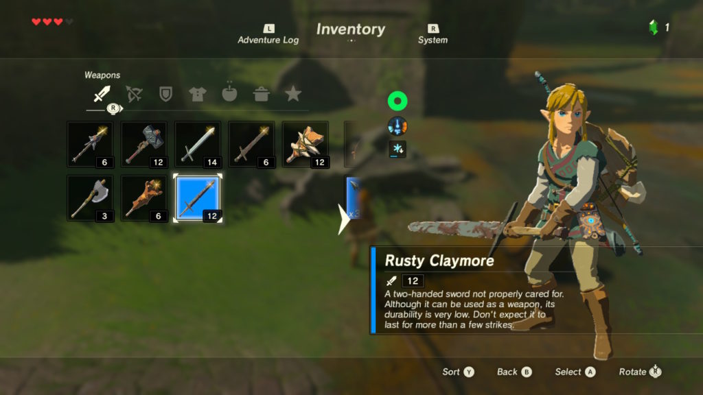 Legend of Zelda: Breath of the Wild - Weapons Guide | Drop Locations ...