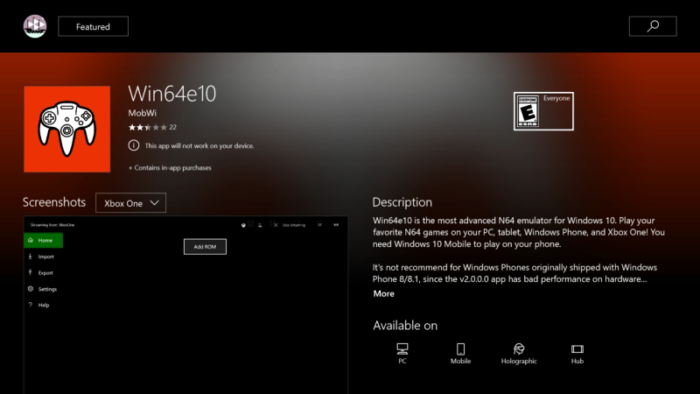 Microsoft Bans Emulators From Xbox One & Windows 10 Store - Gameranx