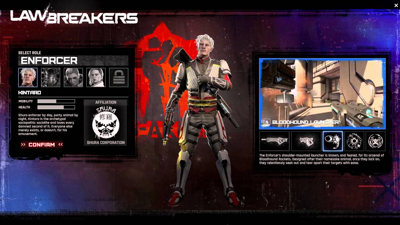 Lawbreakers: Enforcer Class Breakdown | Class Guide - Gameranx