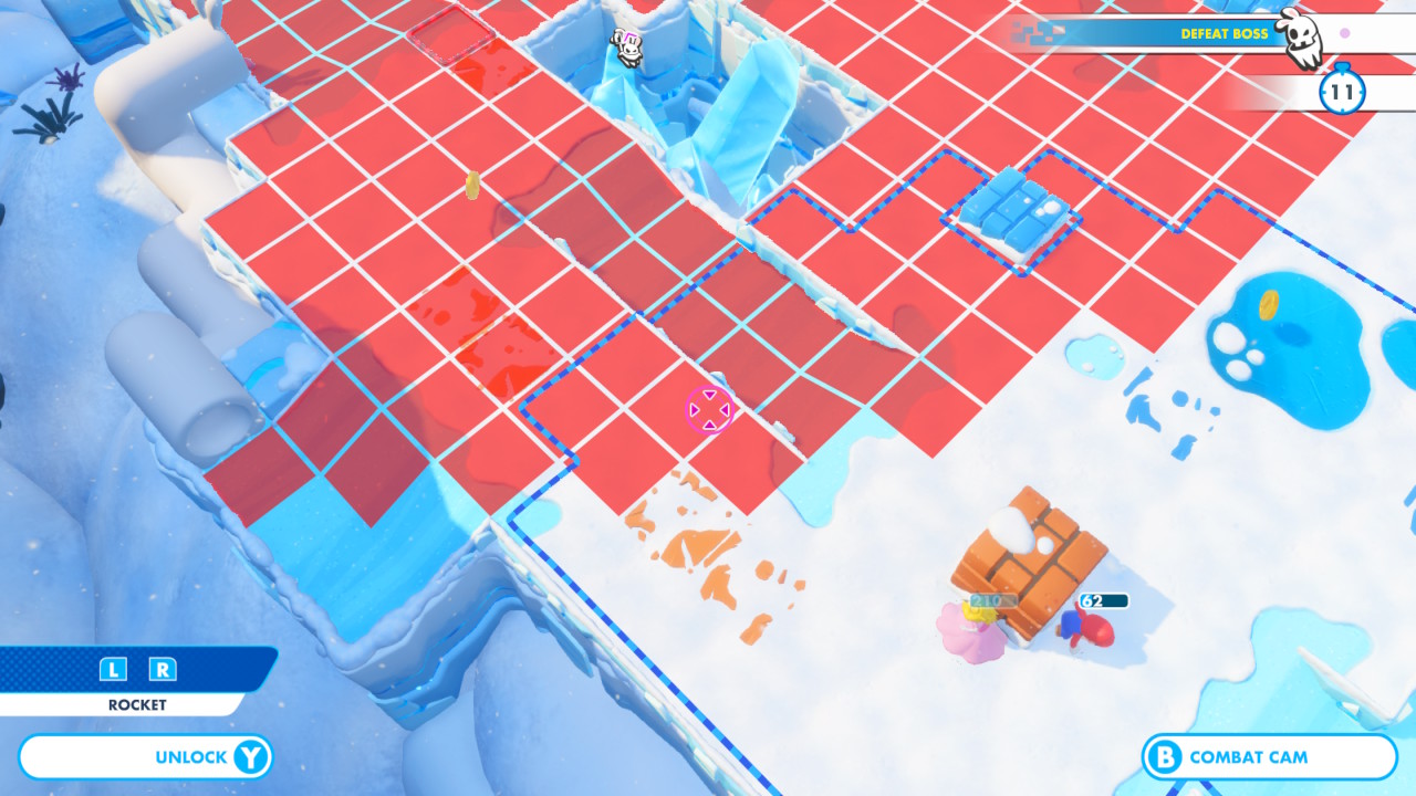 Mario + Rabbids: How To Beat The Icicle Golem | World 2 Boss Guide ...