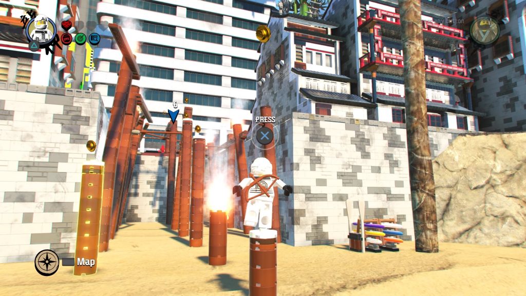 LEGO Ninjago Movie Video Game Walkthrough | Level 2: Ninjago City Beach ...