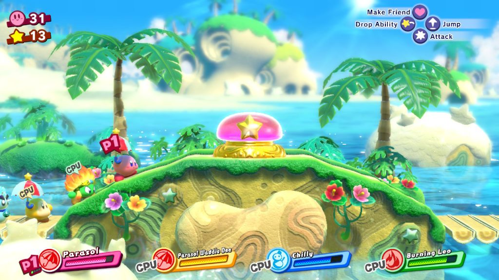 Kirby: Star Allies - All Big Button Locations | Extra Stages Guide ...