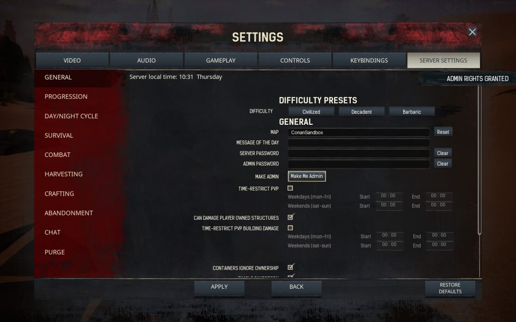 Conan: Exiles - How To Use The Admin Panel | Cheat Codes Guide - Gameranx