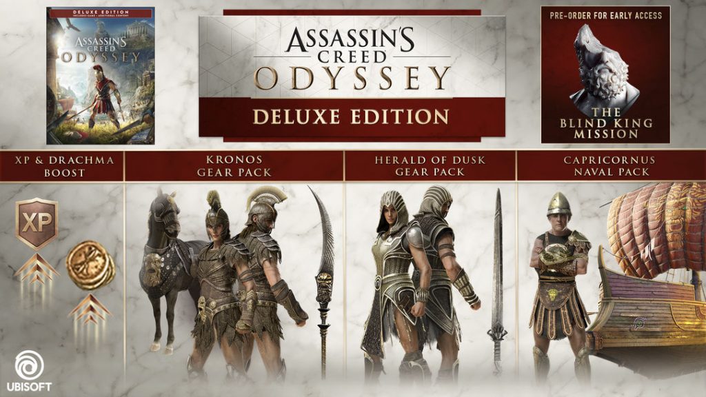 Assassin's Creed Odyssey Collector Editions Unveiled - Gameranx