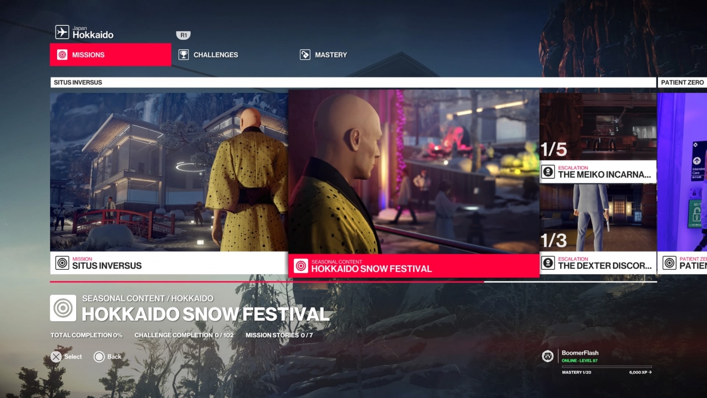 Hitman 2 (2018): How To Earn A Seasonal Silent Assassin | Hokkaido Snow ...