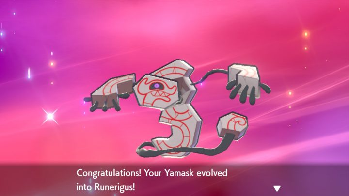 Pokemon Sword & Shield: How To Evolve Yamask Into Runerigus | Rare ...