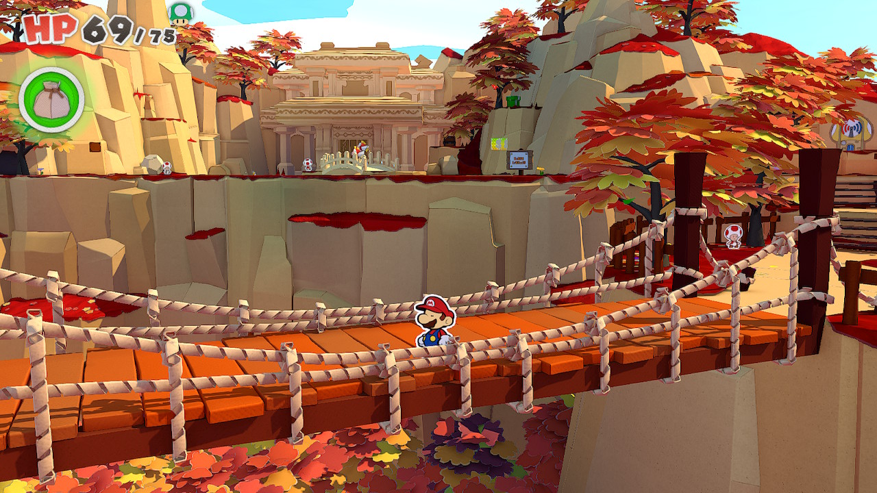 Paper Mario: The Origami King - Reach The Water Shrine | Autumn ...