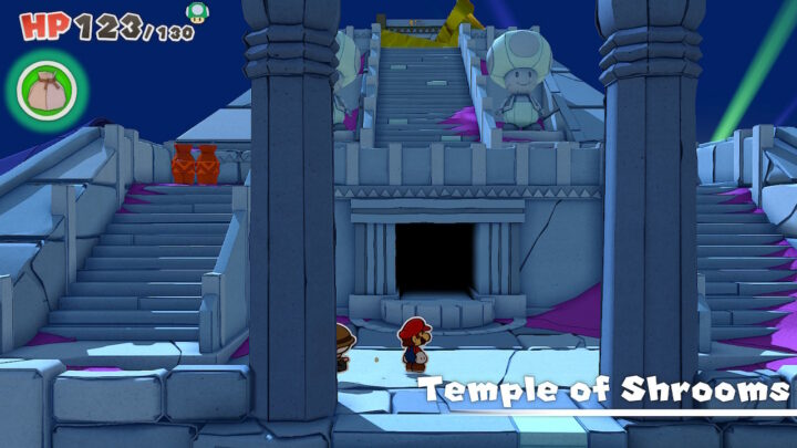 Paper Mario: The Origami King - Cutting The Yellow Streamer | Temple of ...