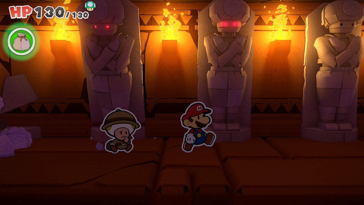 Paper Mario: The Origami King - Cutting The Yellow Streamer | Temple of ...
