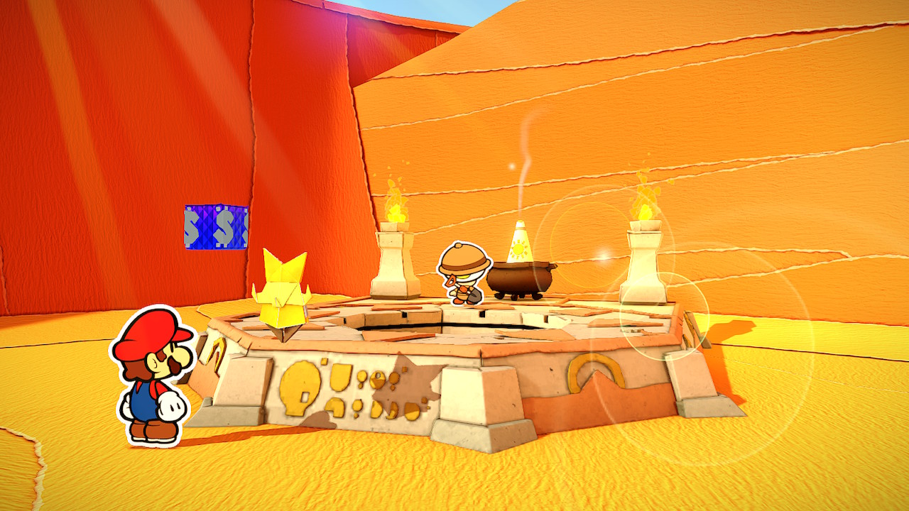 Paper Mario: The Origami King - Cutting The Yellow Streamer | Temple of ...
