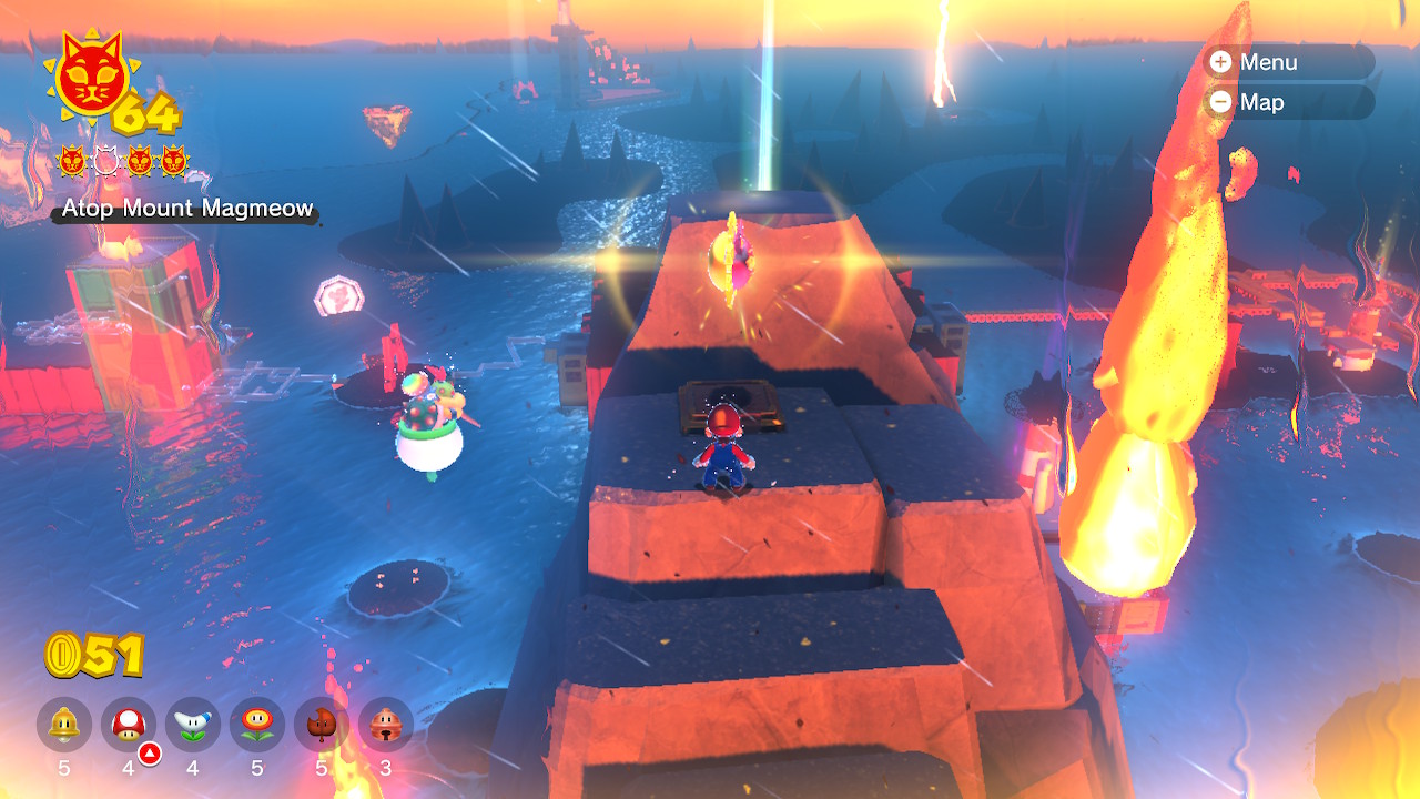 Super Mario 3D World: Bowser's Fury - How To Get All Cat Shines | Mount ...