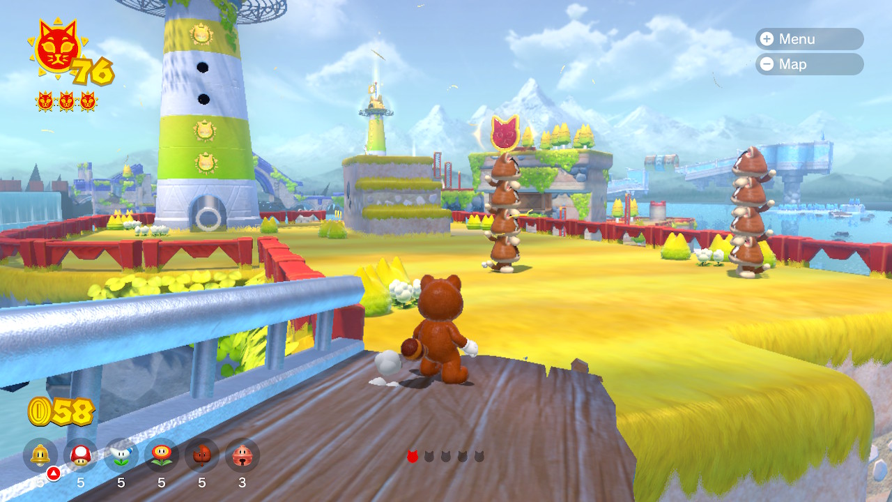 Super Mario 3D World: Bowser's Fury - How To Get All Cat Shines | Fur ...
