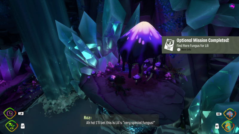Psychonauts 2: How To Find The Rare Fungus | Lili Optional Mission ...