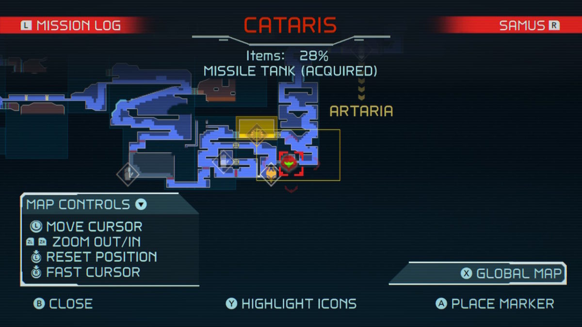 Metroid Dread: Cataris Collectibles | How To Find All Energy & Missile ...