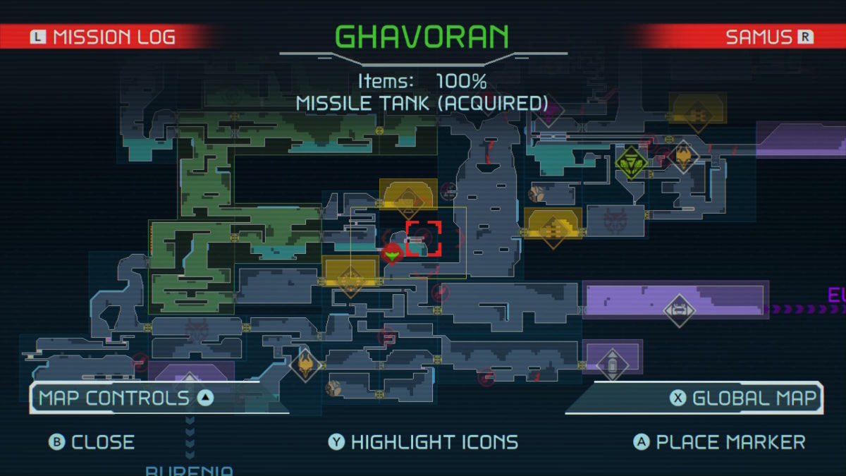 Metroid Dread: Ghavoran Collectibles | How To Find All Energy & Missile ...
