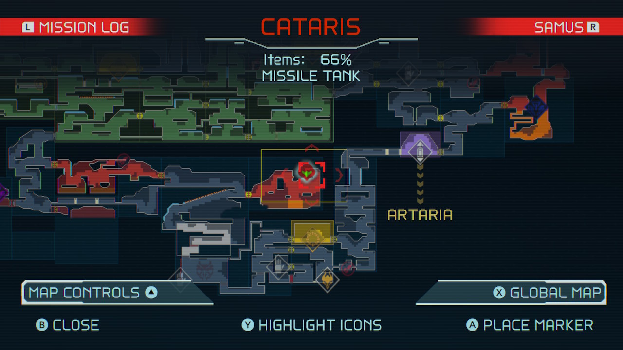 Metroid Dread: Cataris Collectibles | How To Find All Energy & Missile ...