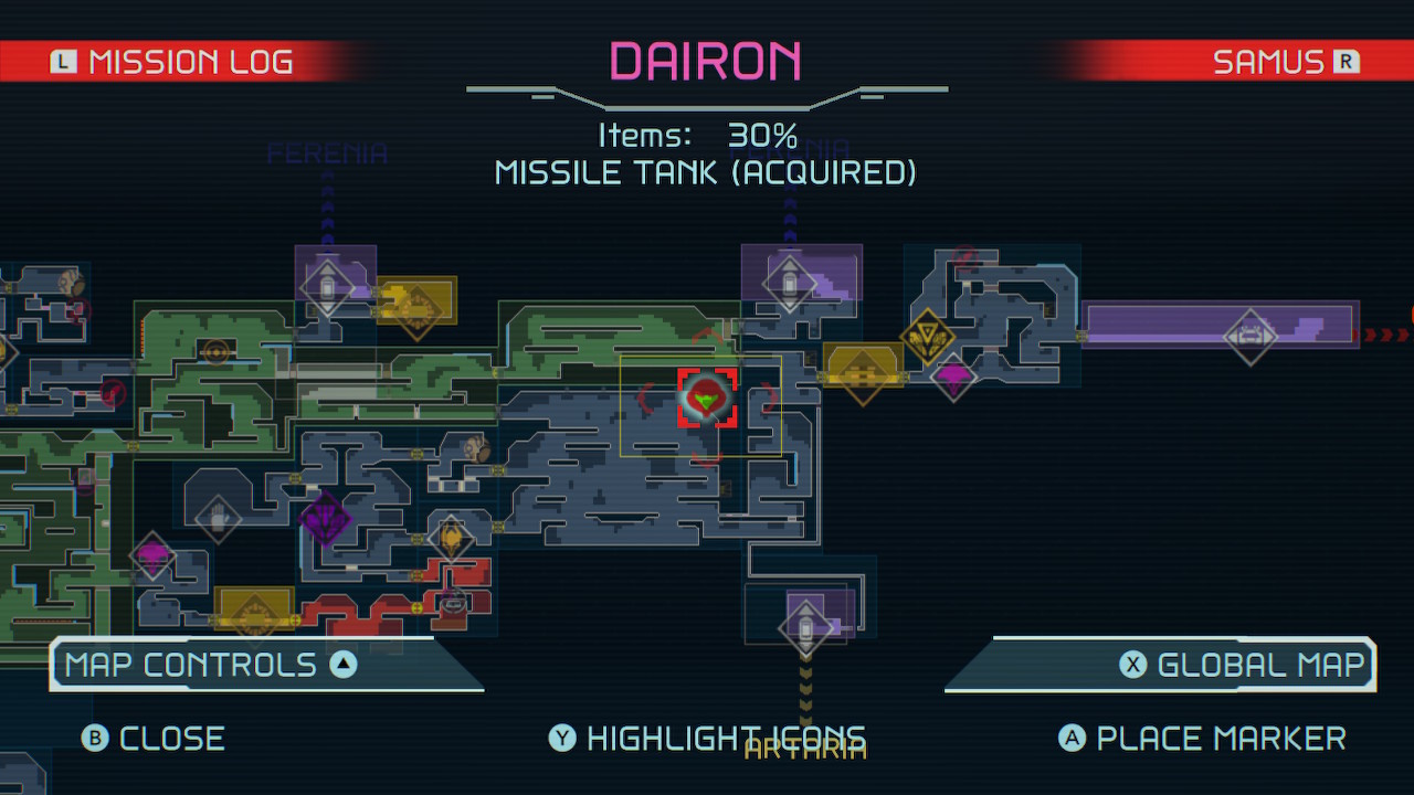 Metroid Dread: Dairon Collectibles | How To Find All Energy & Missile ...