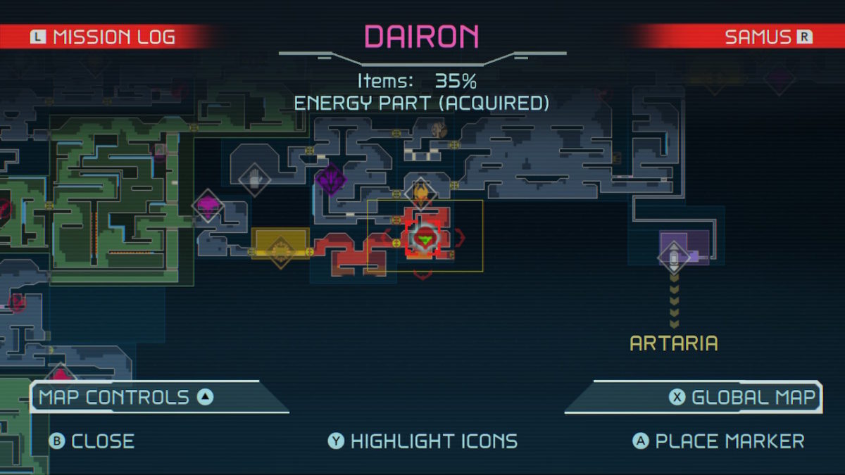 Metroid Dread: Dairon Collectibles | How To Find All Energy & Missile ...