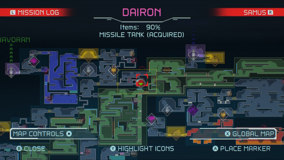 Metroid Dread: Dairon Collectibles | How To Find All Energy & Missile ...