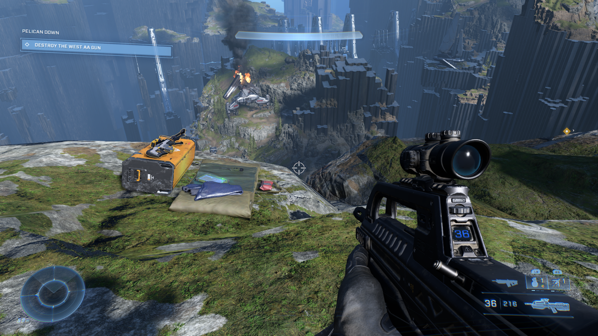 Halo Infinite: How To Find All Collectibles | Pelican Down (Region 3 ...