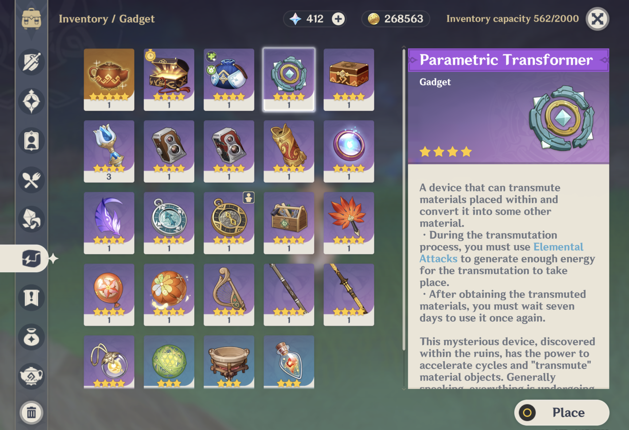 Genshin Impact: How to Use the Parametric Transformer | Gadgets Guide ...