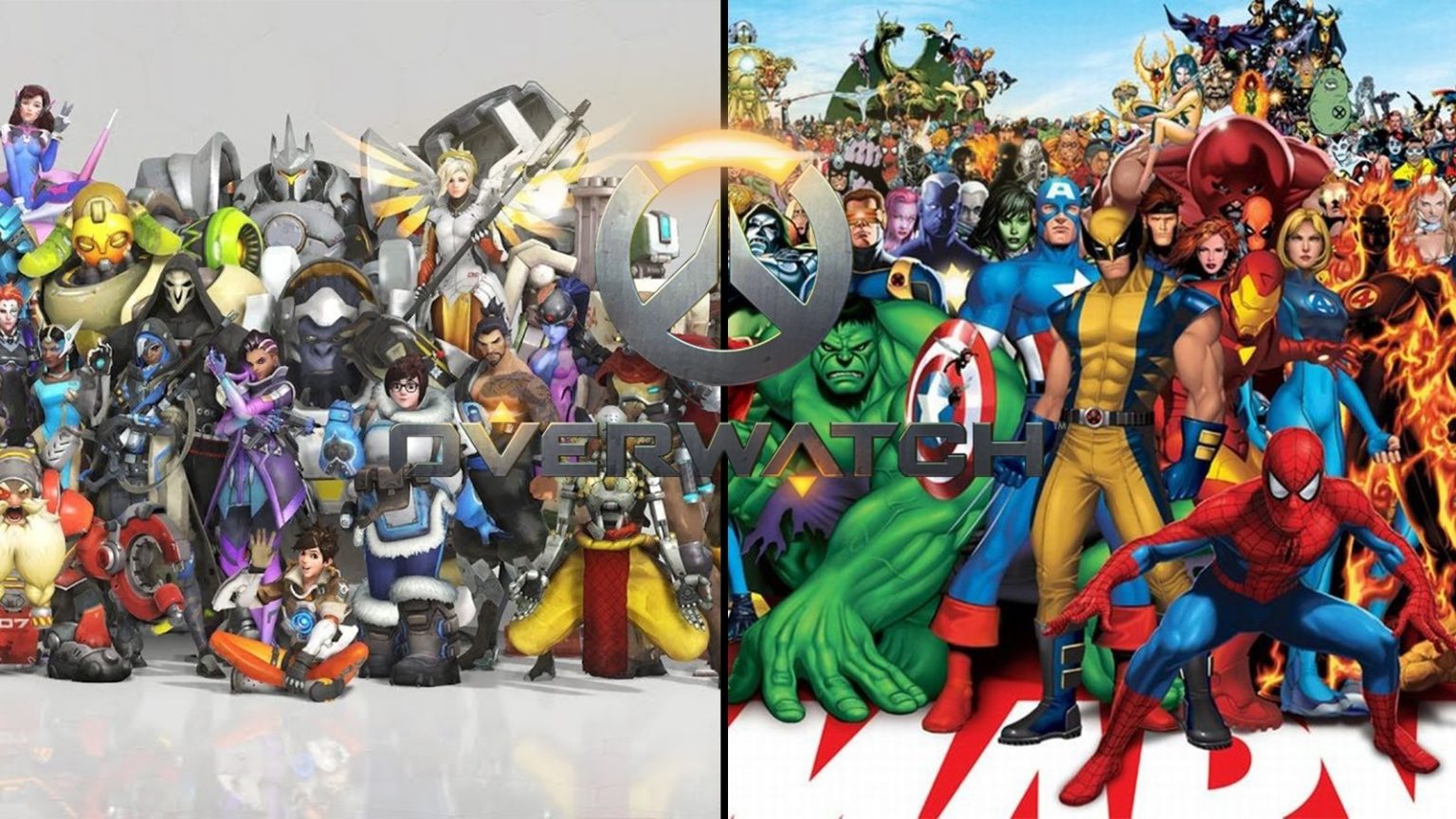 Overwatch Heroes as Marvel Characters in Crossover Art - Gameranx