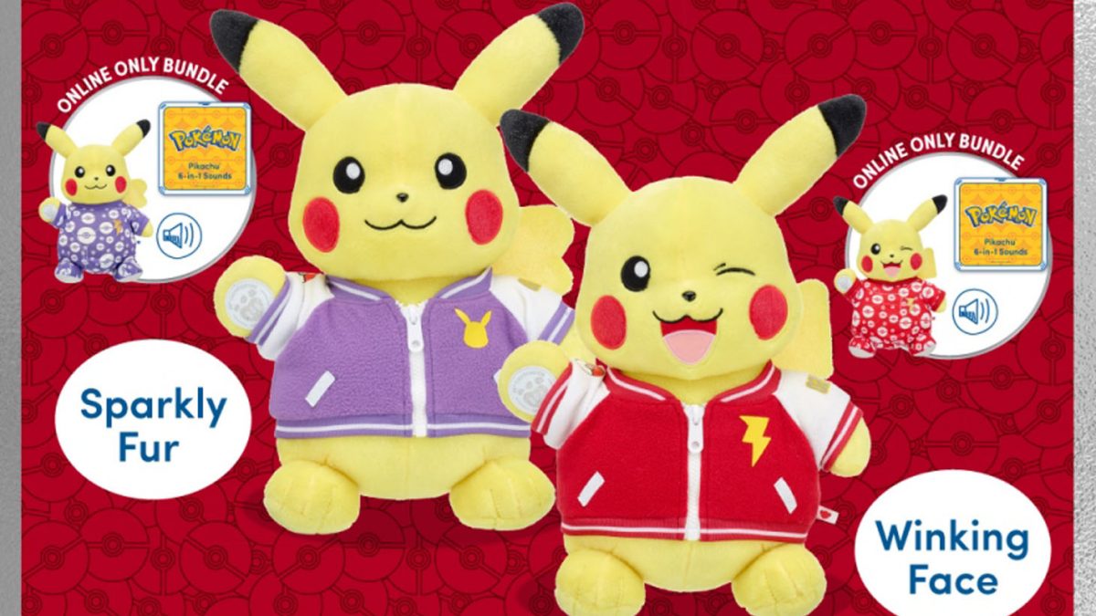 Build-A-Bear Celebrates 25 Years With New Pikachu Dolls - Gameranx