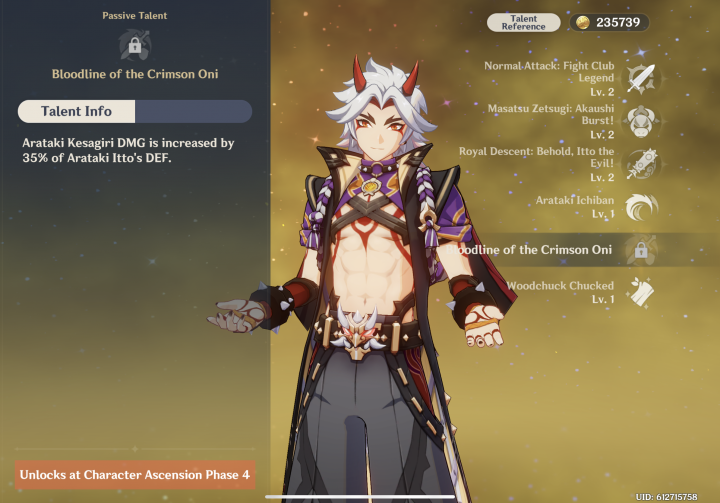 Genshin Impact: Arataki Itto Talent Guide - Gameranx