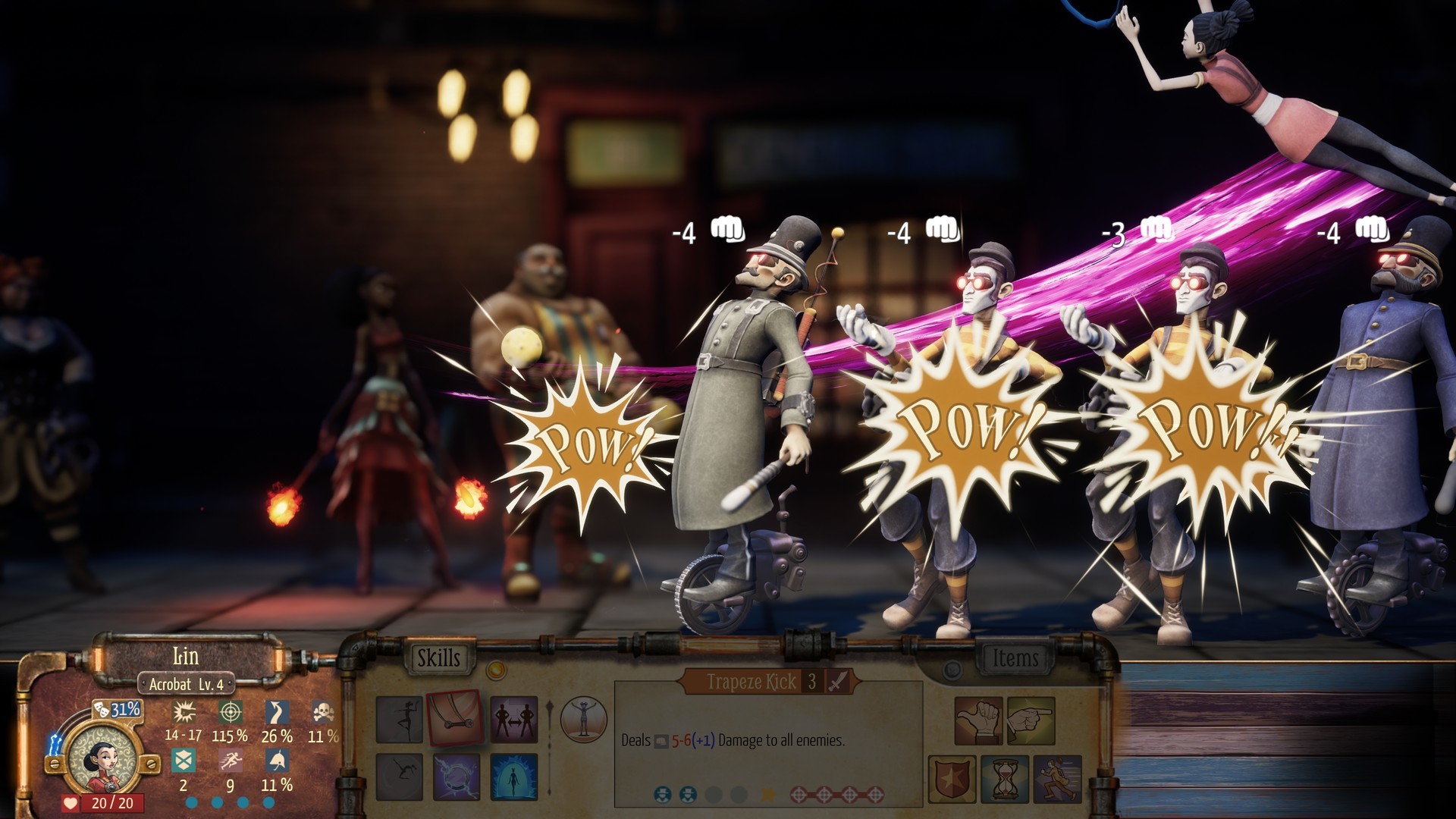 Circus Electrique Is Zen Studio’s Steampunk-Circus RPG - Gameranx