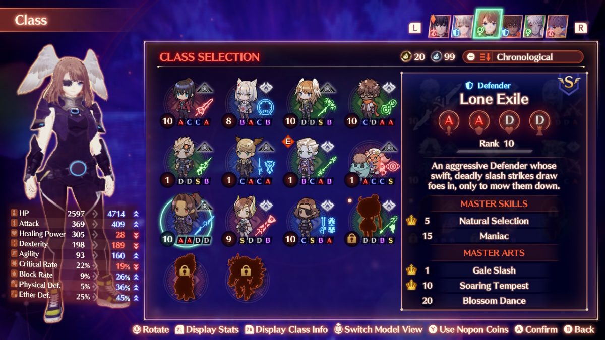 Xenoblade Chronicles 3: Class Aptitude Explained - Gameranx