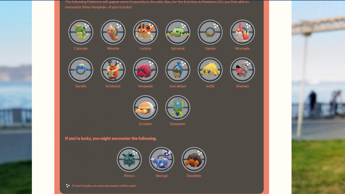 Pokemon Go, Bug Out Event Guide - Gameranx