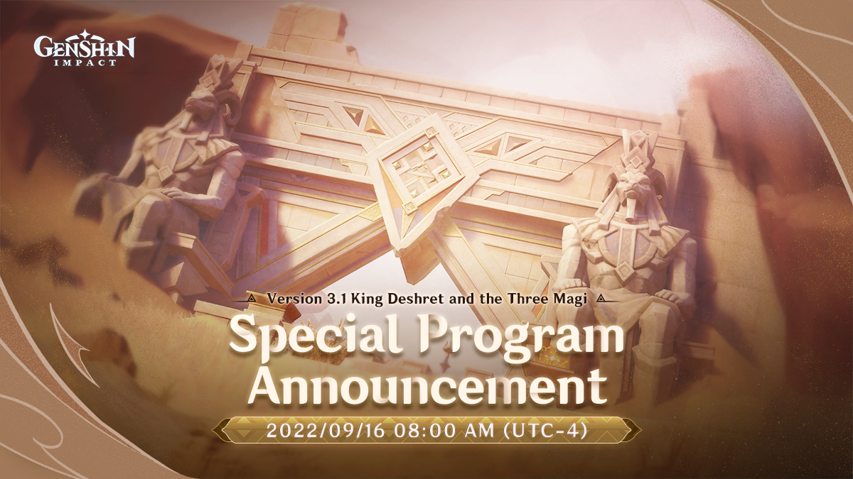 Genshin Impact Livestream Date for Version 3.1 Revealed - Gameranx