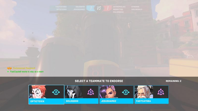 Overwatch 2: What Are Endorsements & What Do They Mean? - Gameranx