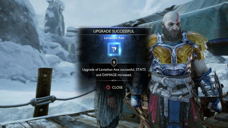 God of War Ragnarok: How To Fully Upgrade The Leviathan Axe | Level 9 ...