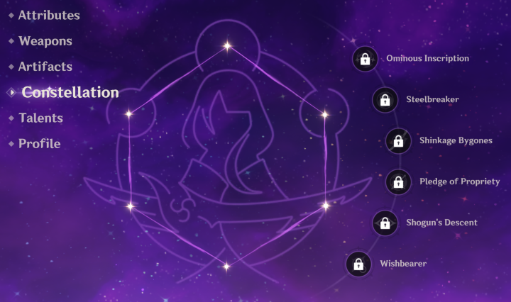 Genshin Impact Raiden Shogun Constellation Guide Gameranx Genshin Impact Raiden Shogun Constellation Guide Gameranx
