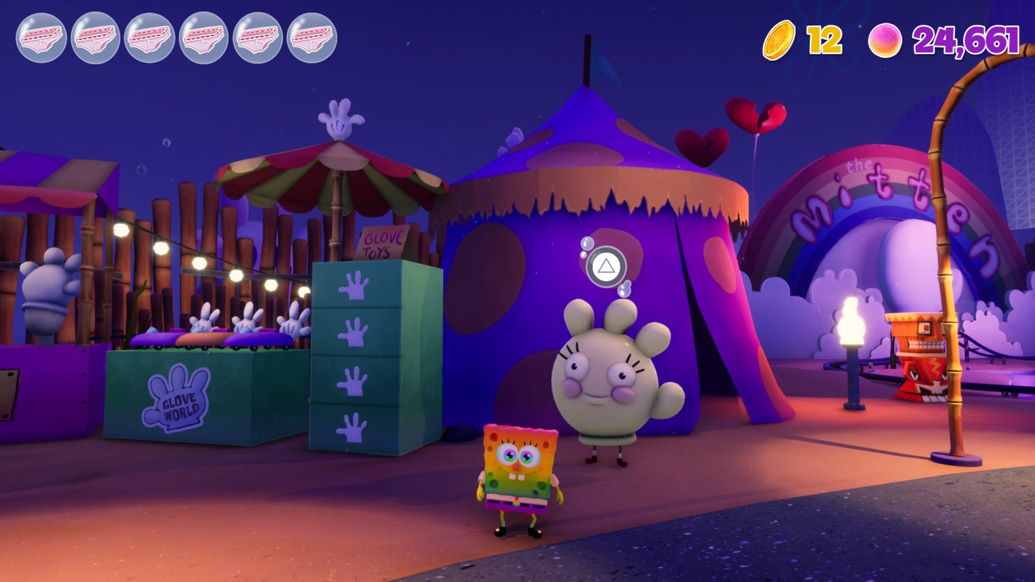 SpongeBob SquarePants: The Cosmic Shake - How To Find All Gold Doubloons | Jelly Glove World ...