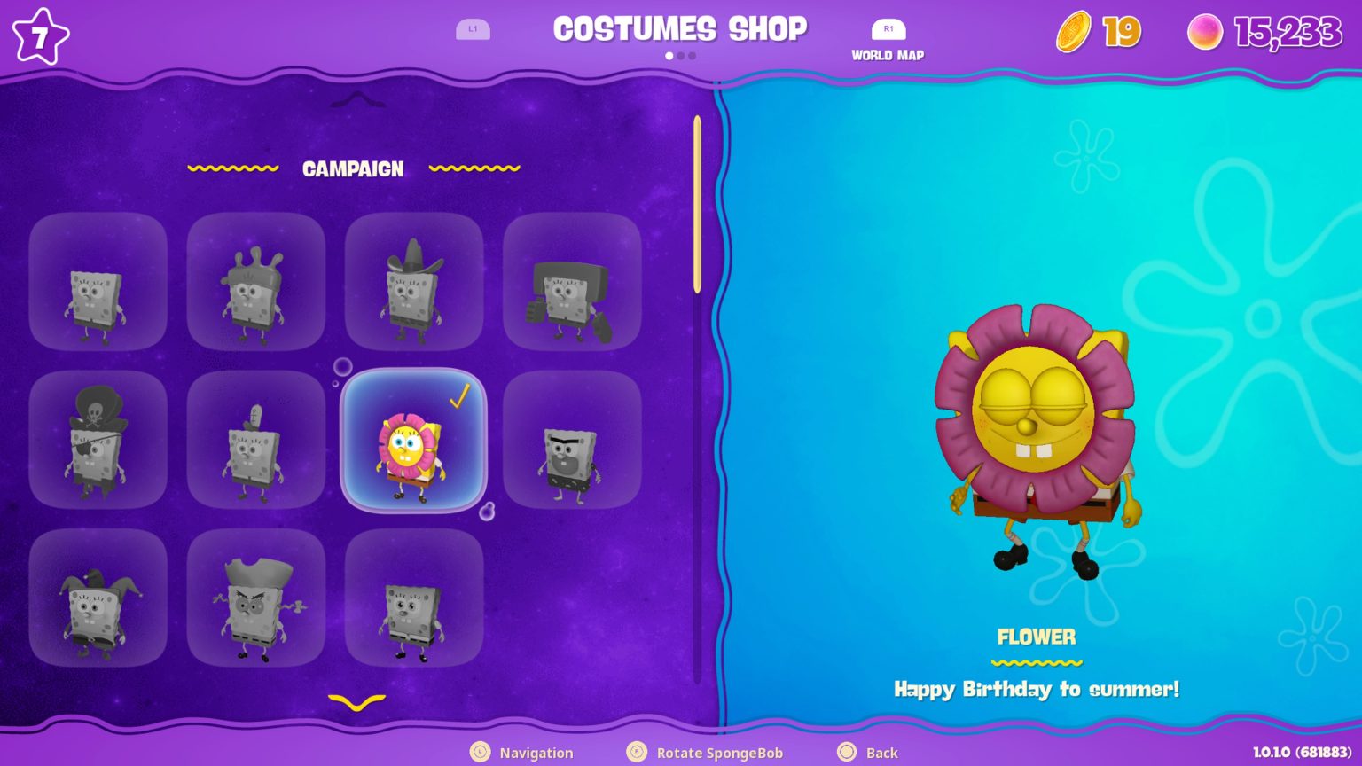 SpongeBob SquarePants: The Cosmic Shake - Check Out Every Unlockable ...