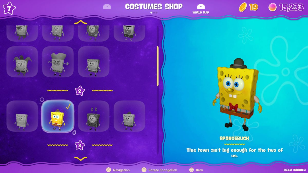 SpongeBob SquarePants: The Cosmic Shake - Check Out Every Unlockable ...