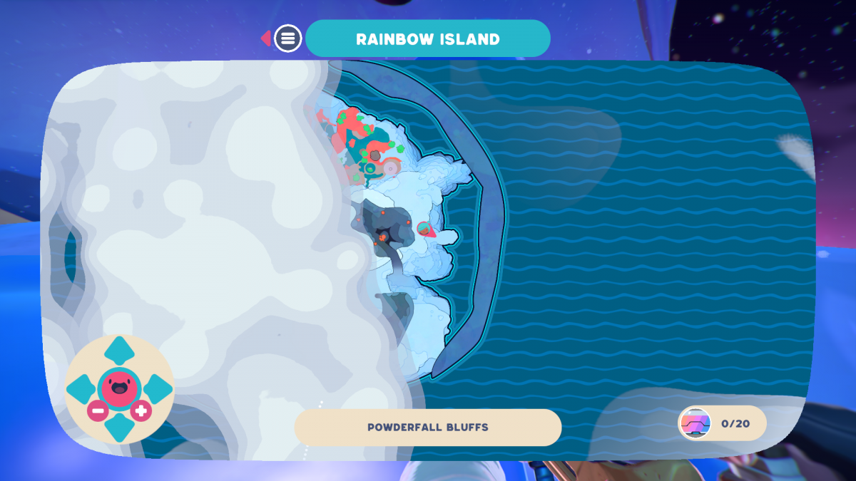 Slime Rancher 2: How To Find All Powderfall Bluffs Maps | Map Data ...