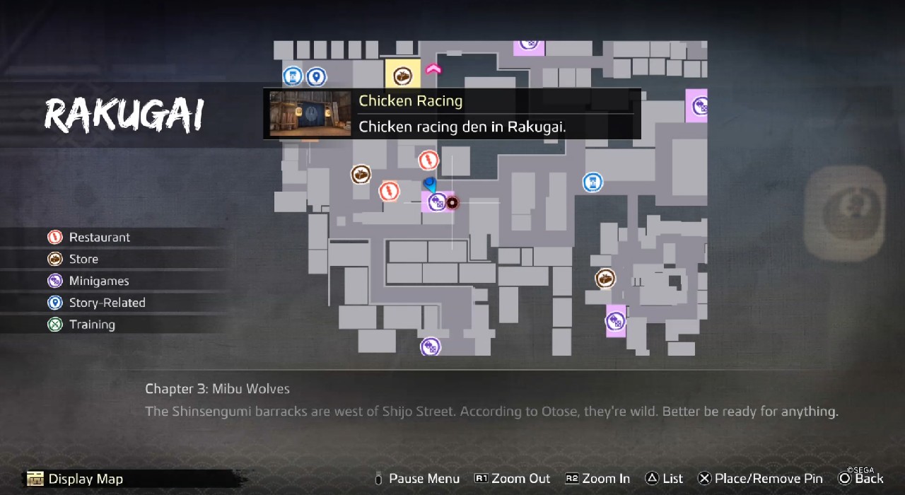 Like a Dragon: Ishin! - Where to Find Chicken Races | Cocksure ...