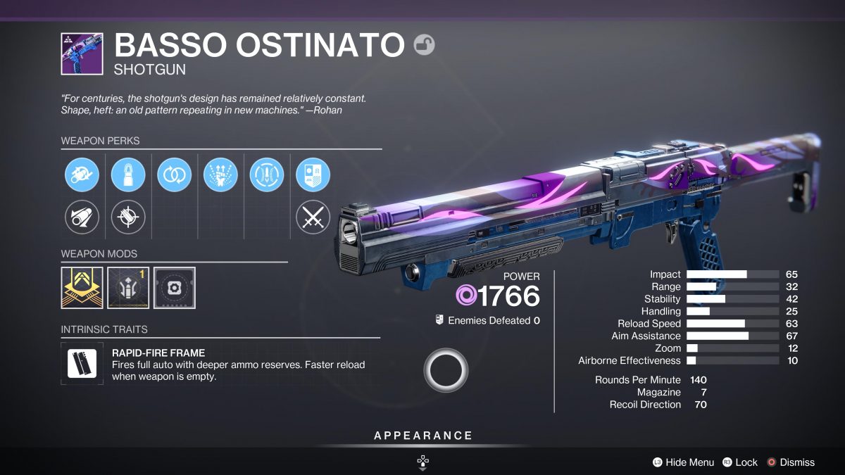 Destiny 2 Lightfall: How To Obtain Basso Ostinato | Legendary Void ...