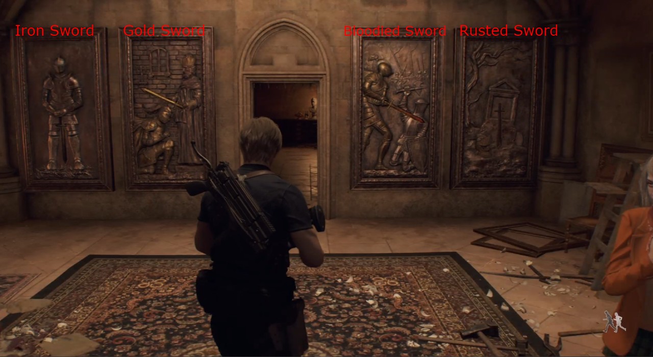 Resident Evil 4 Remake: Treasury Four Swords Puzzle Solution - Gameranx