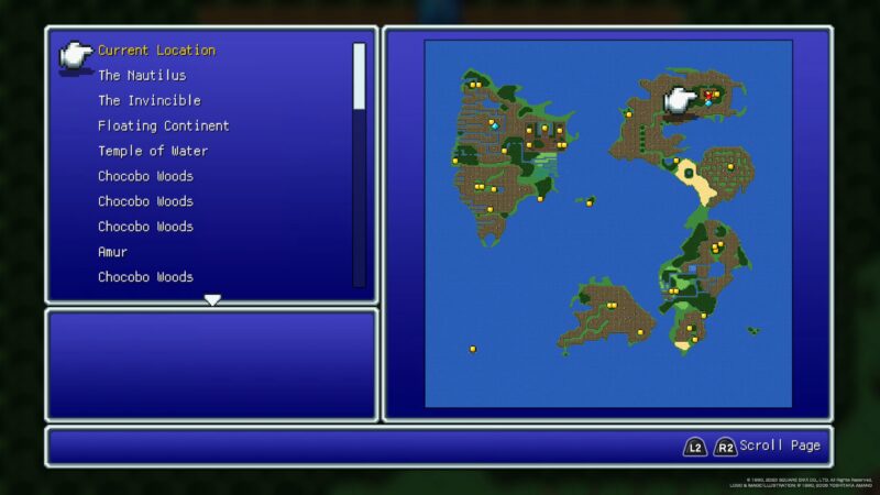 Final Fantasy III Pixel Remaster: How to Complete the Map | All ...