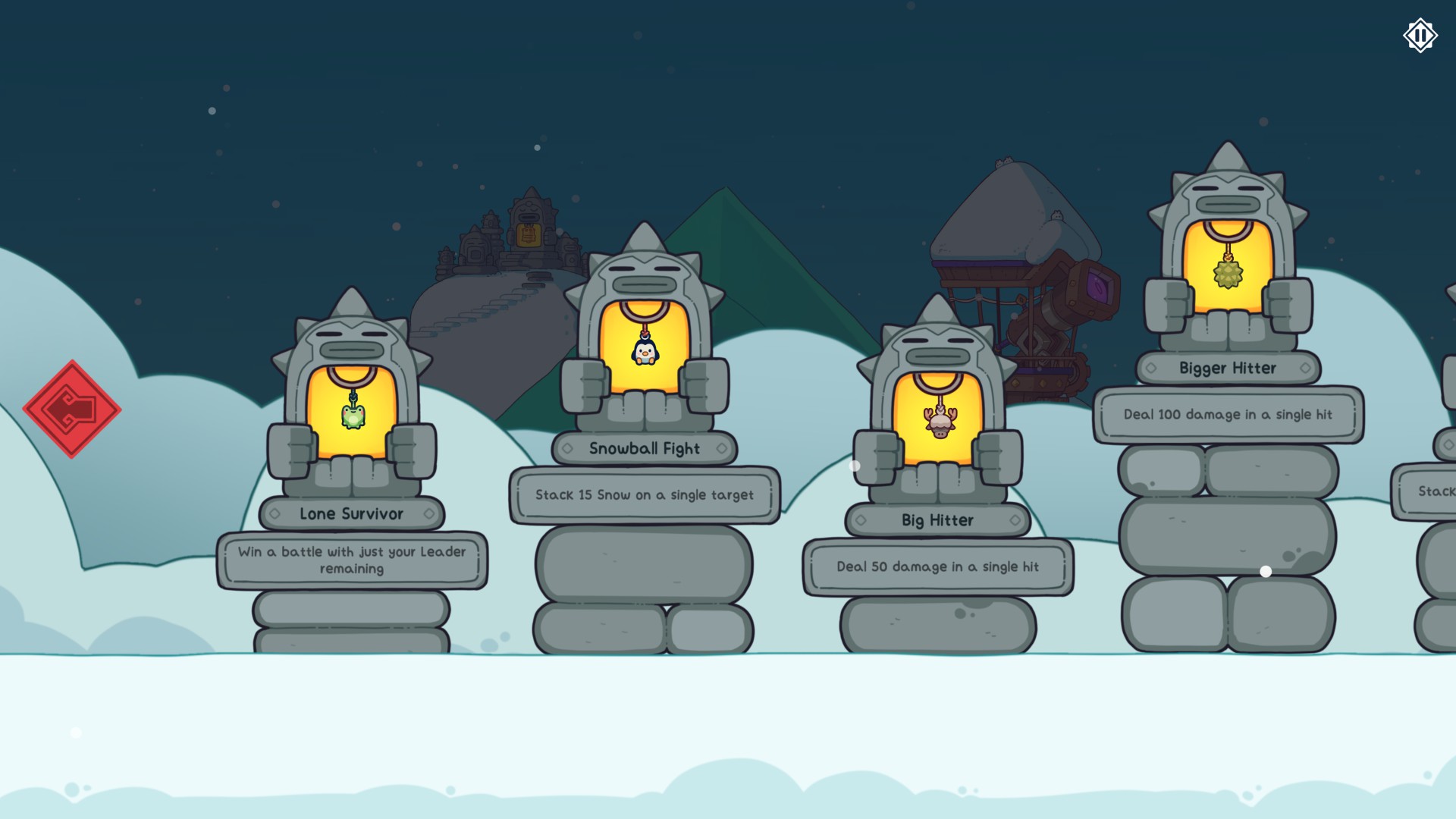 Wildfrost: How To Quickly Complete The Snowball Fight Challenge Stone ...